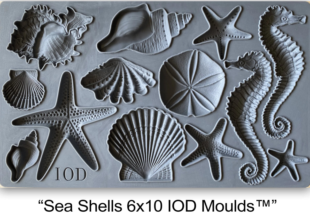 Sea Shells - IOD mould – Unicorn Dust Designs